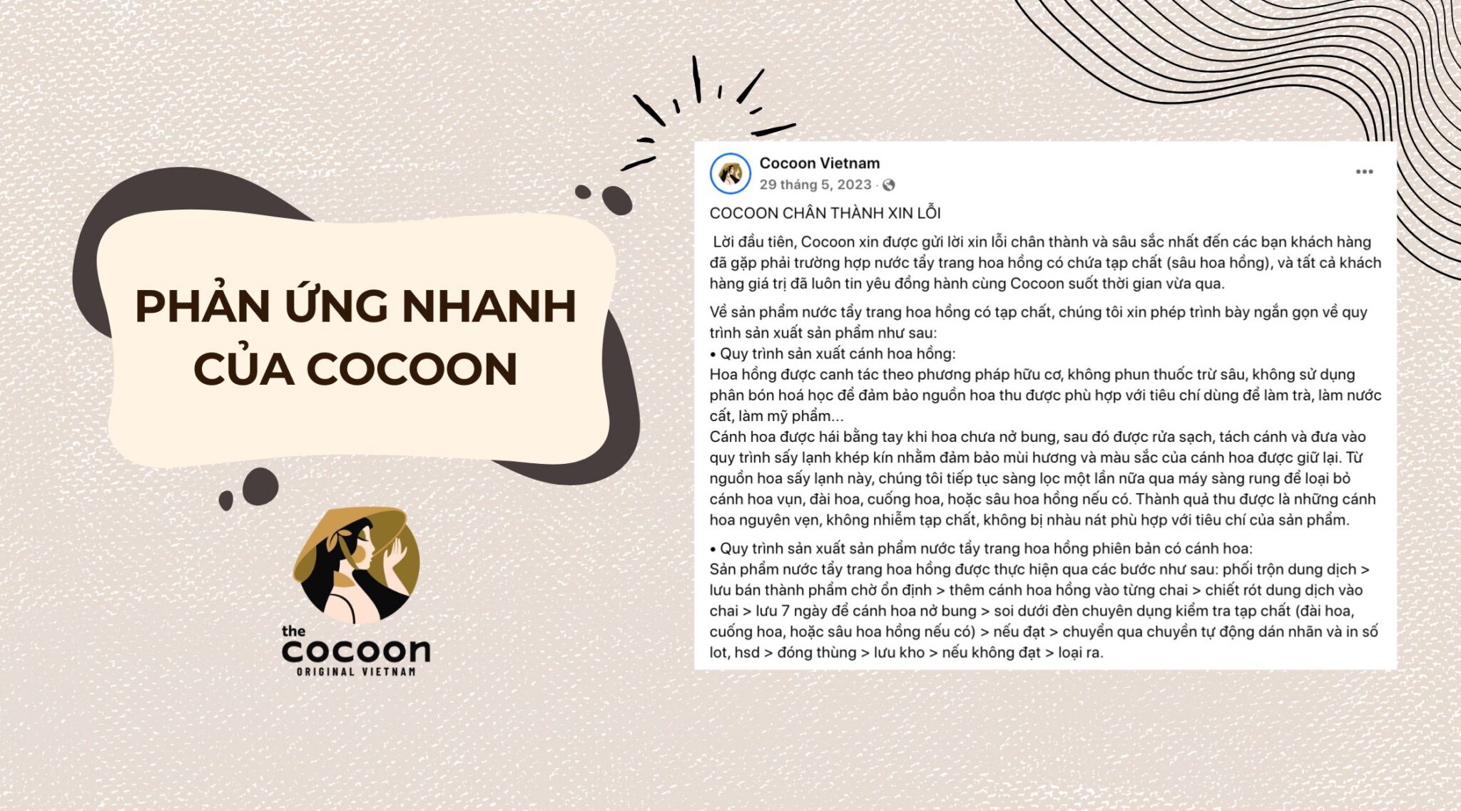 Khủng hoảng truyền thông của Cocoon và bài học để lại