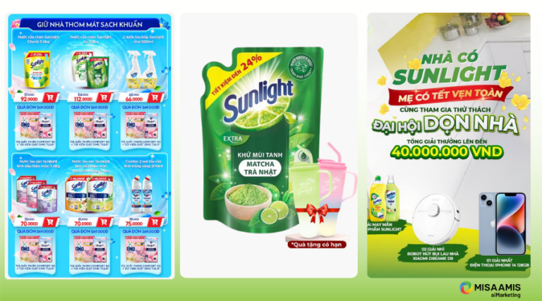 Chiến lược marketing của nước rửa chén sunlight tại Việt Nam