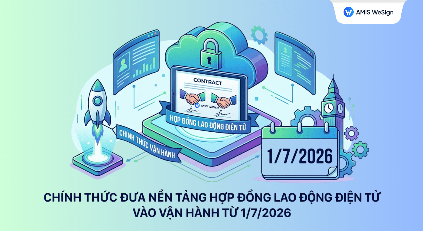 Chính thức đưa hợp đồng lao động điện tử vào vận hành từ 1/7/2026